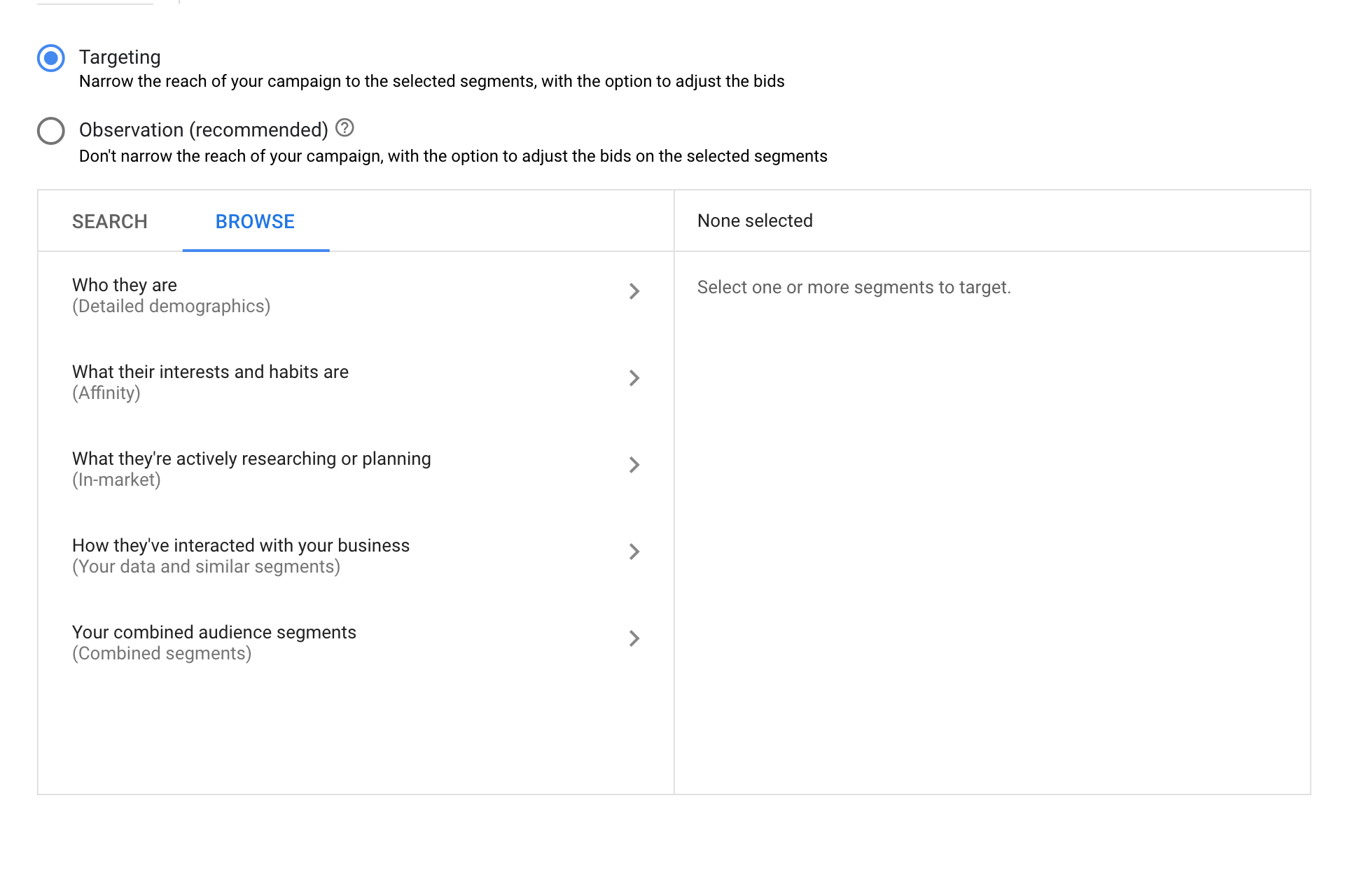 Google Ads Audience Targeting & Audience Segments | ADSRUNNER